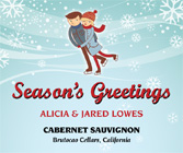 duet custom wine label - Custom Label Shop